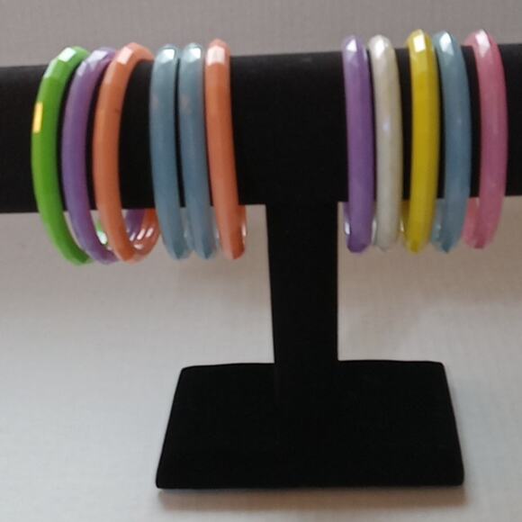 Jewelry | Vintage Acrylic Bracelets Fun And Fabulous | Poshmark